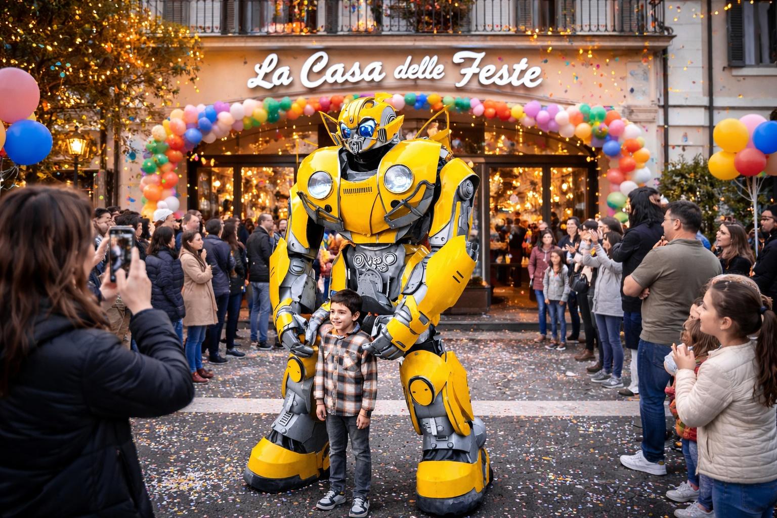Bumblebee arriva alla Casa delle Feste | Carnevale esclusivo